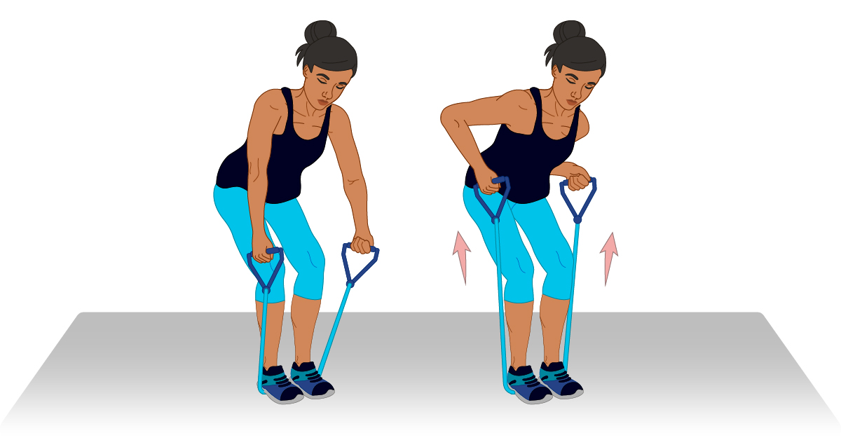 7 Best Back Exercises with Resistance Band [Videos Included]