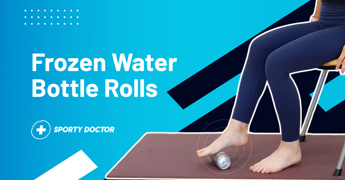Plantar Fasciitis Frozen Water Bottle Roll [Cold Relief]